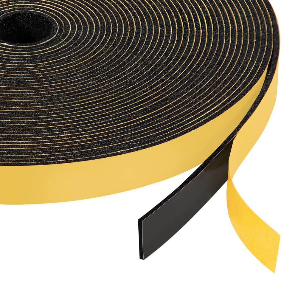 Laybus 1/2 in. x 1/16 in. x 33 ft. Weather Stripping Door Seal Strip ...
