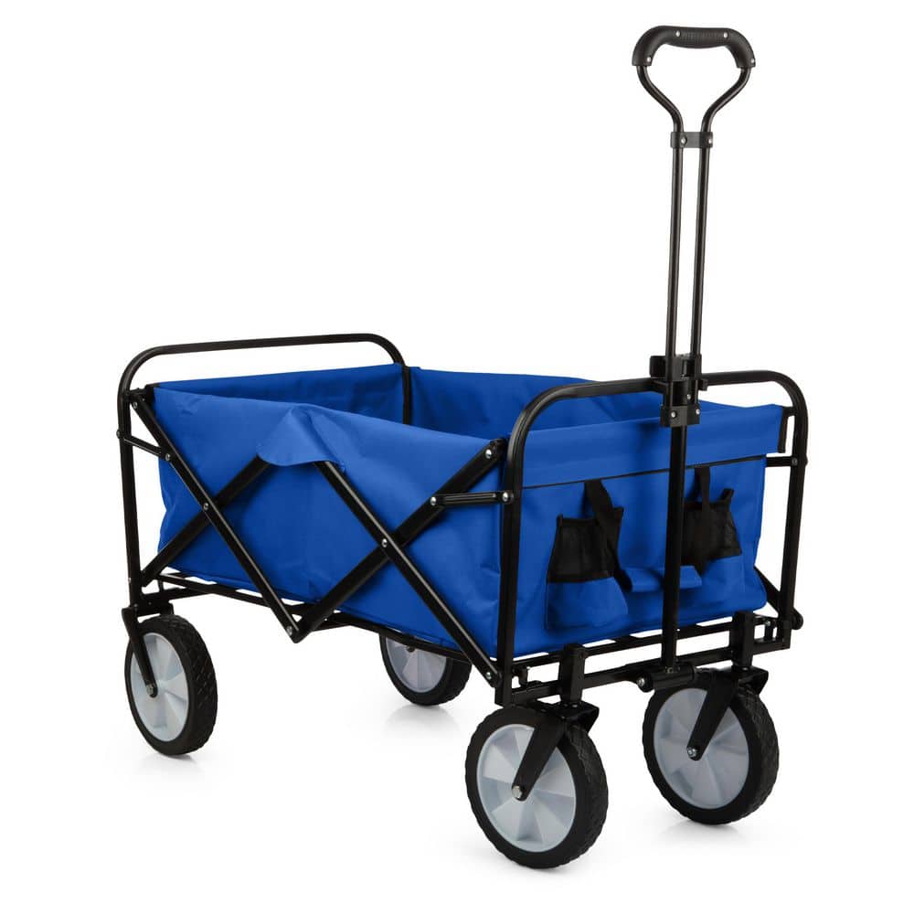 Pure Garden Collapsible Utility Wagon with Telescoping Handle HW1500116 ...
