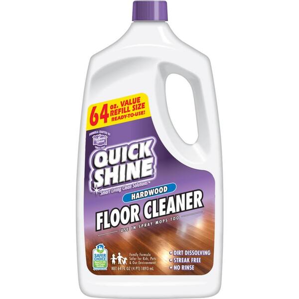 QUICK SHINE 64 oz. Hardwood Floor Cleaner-11117 - The Home Depot