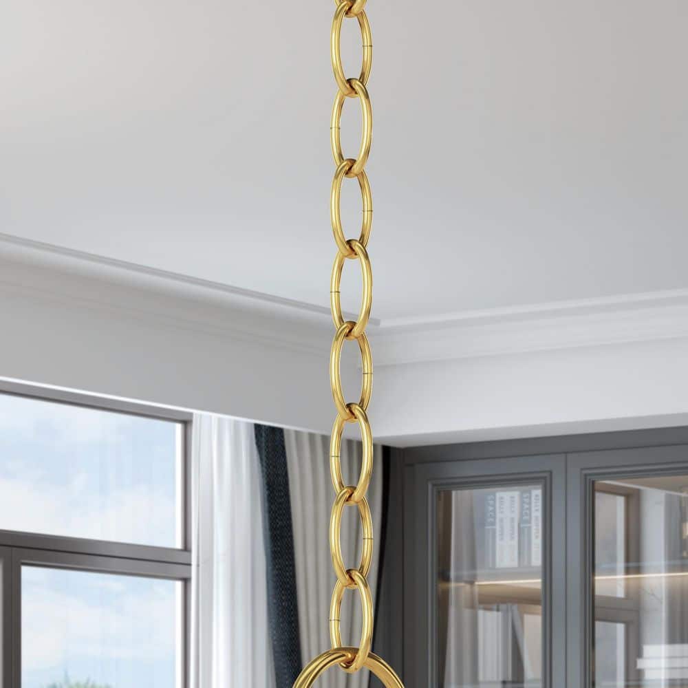 AVIANCE LIGHTING Accessories Polished Brass Standard Decorative Chain ...