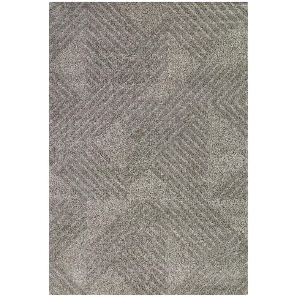BALTA Deane Dark Grey 8 ft. x 10 ft. Striped Area Rug 3116743 - The ...