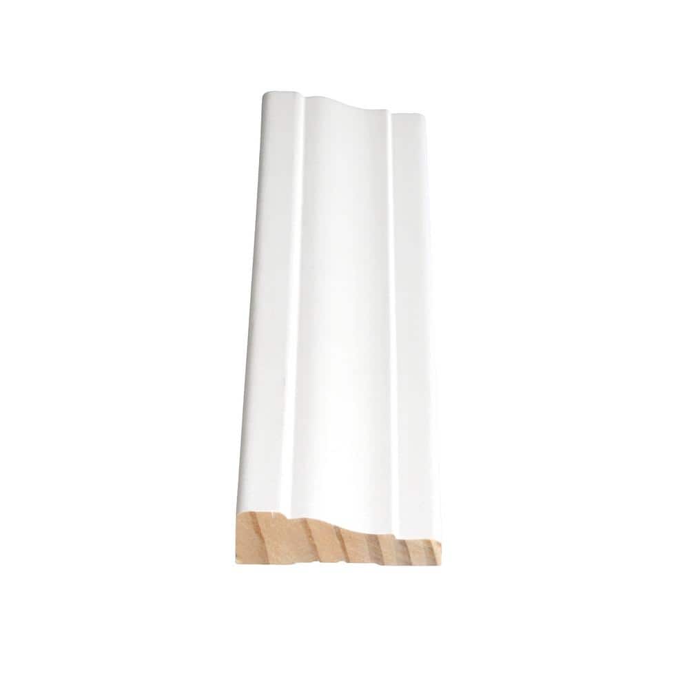 Alexandria Moulding WM 356 11/16 in. D x 2-1/4 in. W x 84 in. L Primed ...