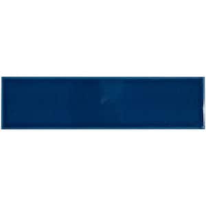 Ivy Hill Tile Mawr Blue 5.9 in. x 0.31 in. Polished Fluted Ceramic Wall ...