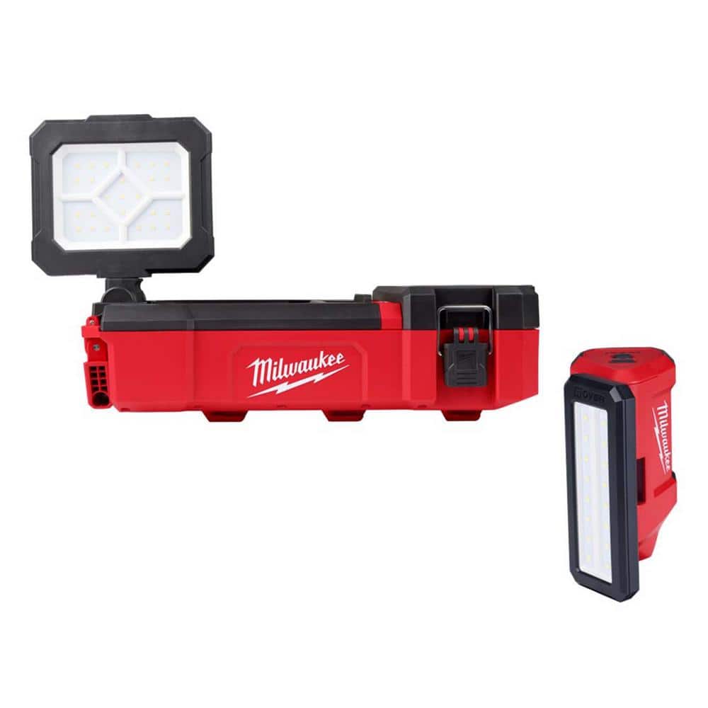 Milwaukee M12 12-Volt Lithium-Ion Cordless PACKOUT Flood Light with USB ...