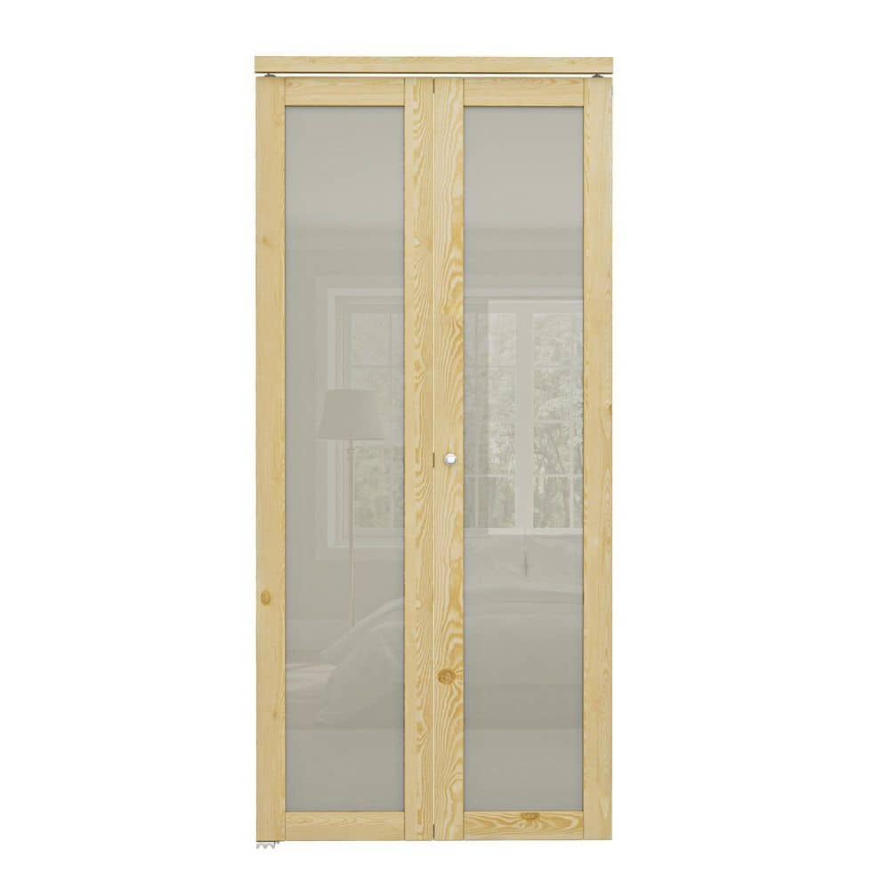 Reviews for ARK DESIGN 36 in. x 80 in. Solid Core 1-Lite Frosted Glass ...
