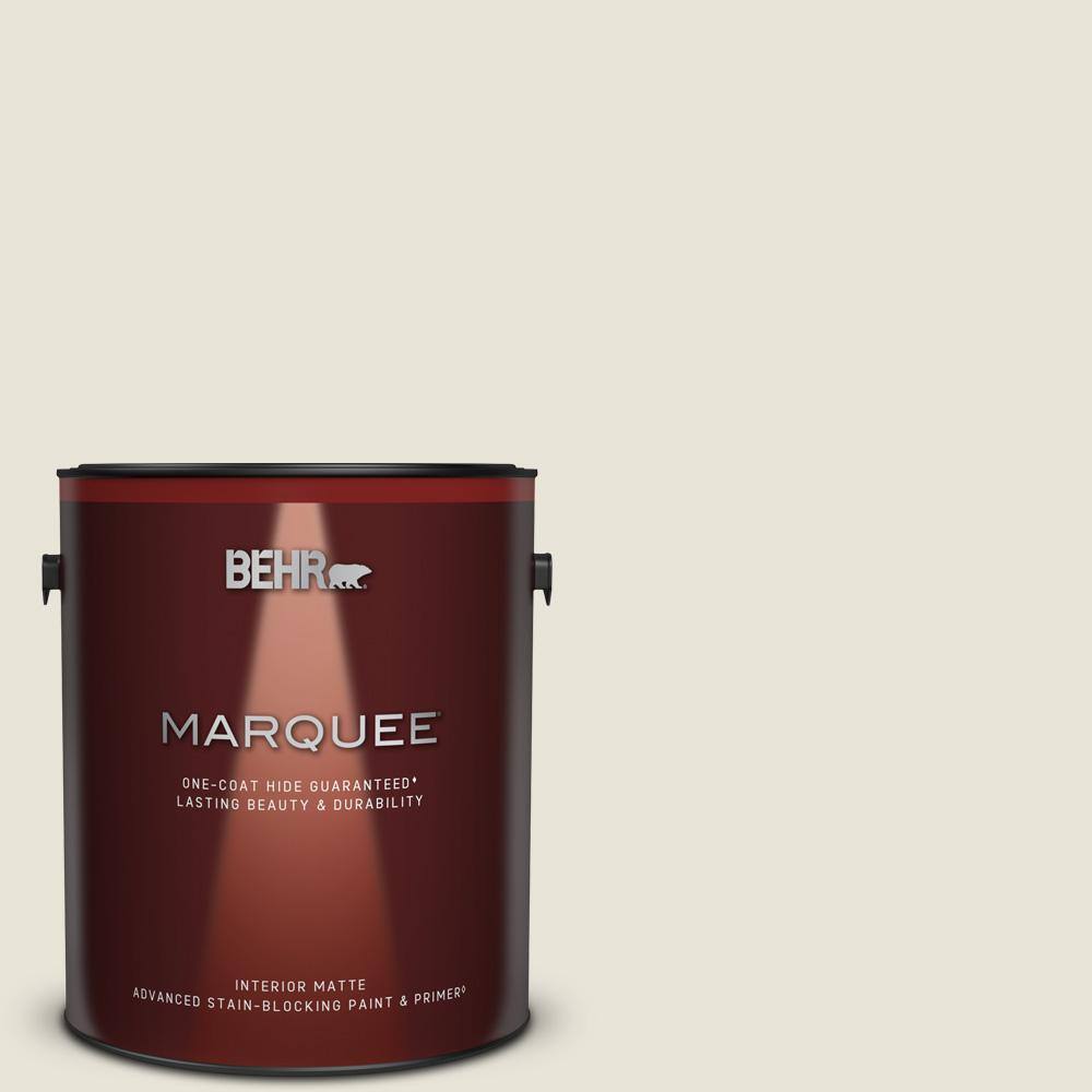 BEHR MARQUEE 1 gal. #PWN-60 French Chateau Matte Interior Paint ...