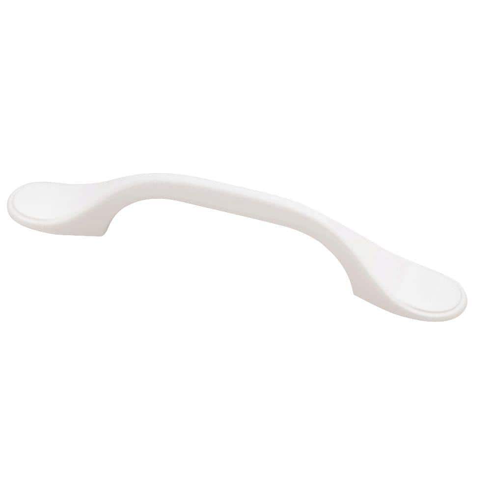 Liberty Modern 3 in. (76mm) White Spoon Foot Cabinet Drawer Pull ...