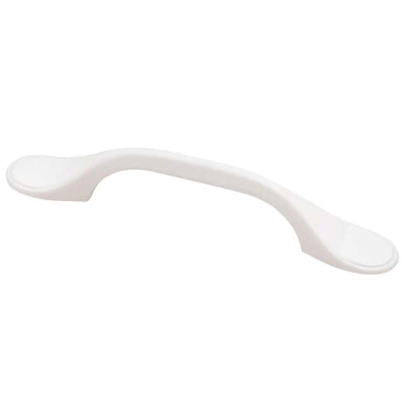 Liberty Modern 3 in. (76mm) White Spoon Foot Cabinet Drawer Pull P50123H-W-C - The Home Depot