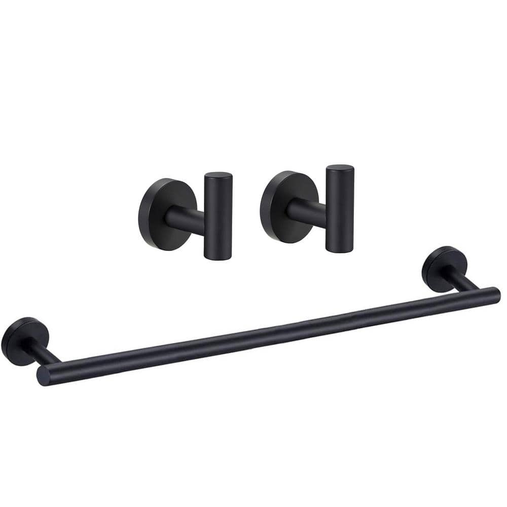 ATKING Wall Mounted 3-Piece Bath Hardware Set with Towel Bar Towel ...