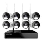 Revo Wireless HD 8-Channel 1TB NVR Smart Surveillance System with 8 ...