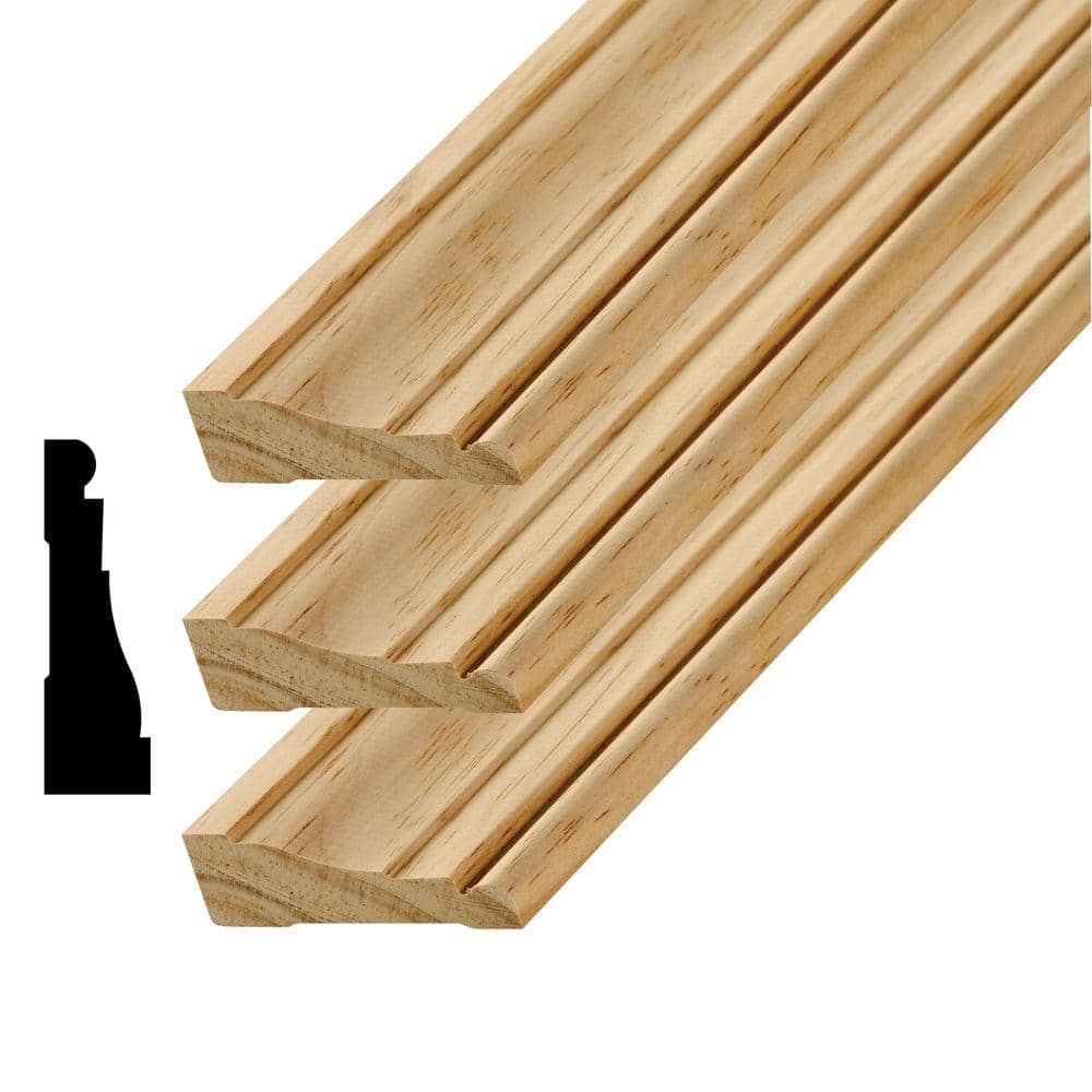 Alexandria Moulding WM 376 11/16 in. x 2-1/4 in. x 84 in. Pine Pre ...