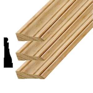 Alexandria Moulding WM 376 11/16 in. x 2-1/4 in. x 84 in. Pine Pre ...