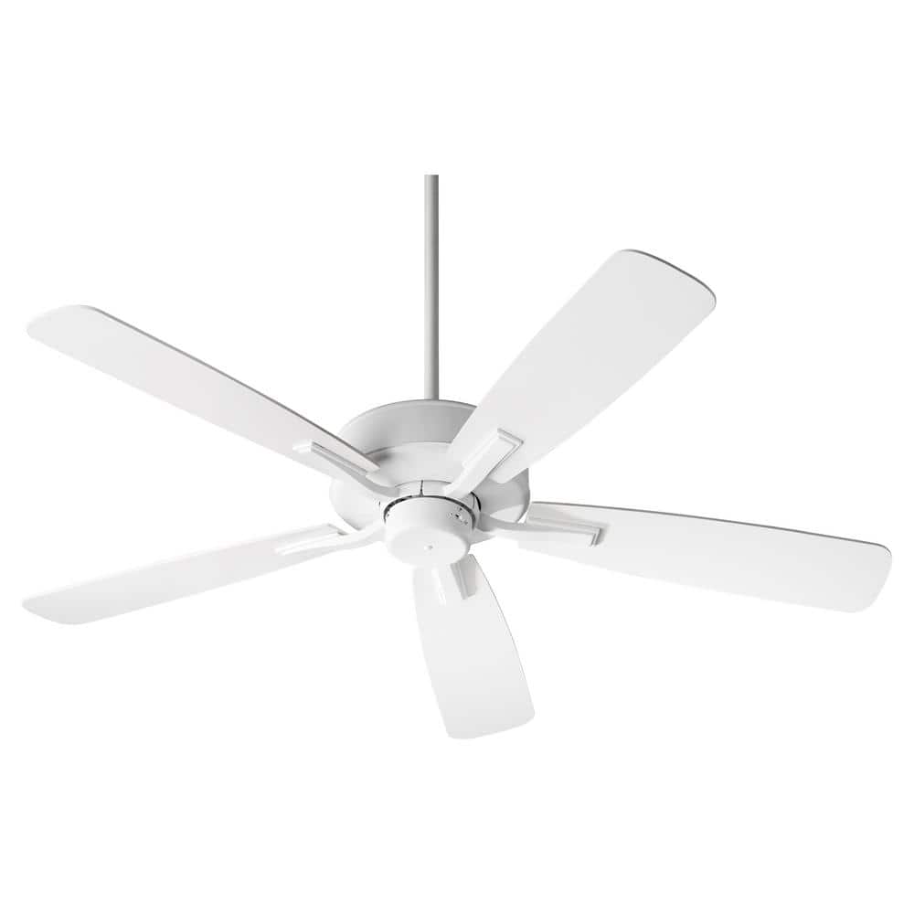 Quorum Ovation 52 in. 5-Blades Fan – Studio White 4525-8 - The Home Depot