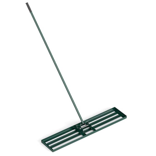 Gymax 30 in. x 10 in. Heavy Duty Lawn Level Tool for Soil w/ 67 in ...