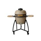 BergHOFF 13 in. Ceramic Charcoal Grill in Blue 2415703 - The Home Depot