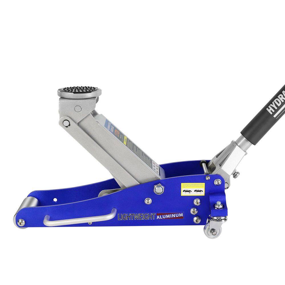 MYWISH 1.5-Ton Low Profile Aluminum and Steel Racing Floor Jack with ...