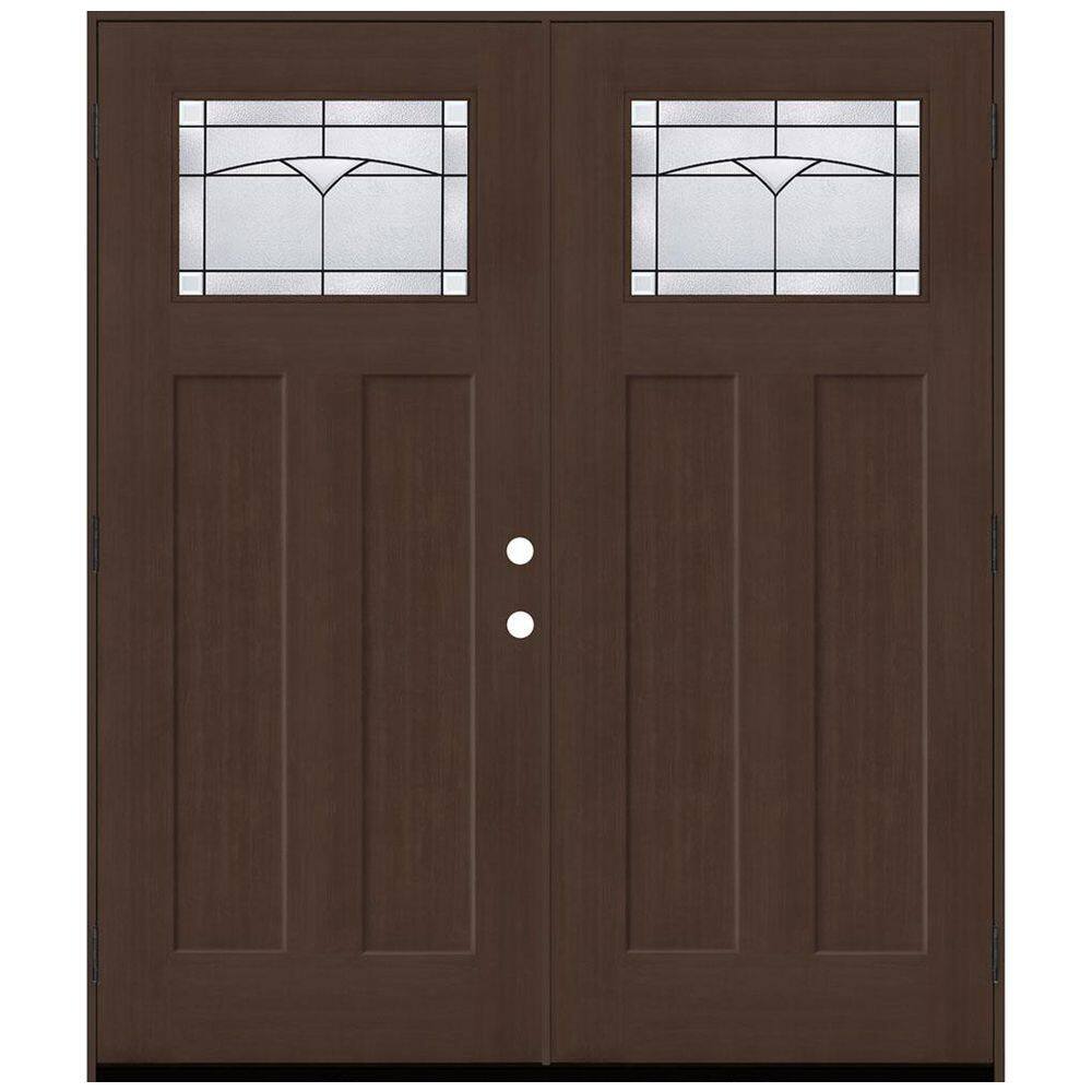 Steves & Sons Regency 72 in. x 80 in. 1/4 TopL Horizon Glass RHOS ...