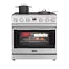 Koolmore 36 in. Professional Electric Range in Stainless-Steel KM-EPR-36AP-SS - The Home Depot