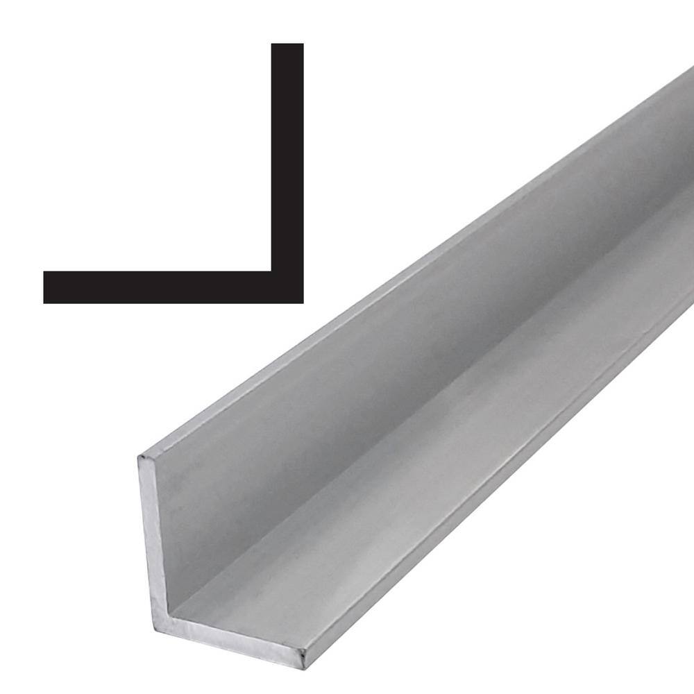 Alexandria Moulding AT 005 1 in. D x 1 in. W x 96 in. L Metal Mira ...