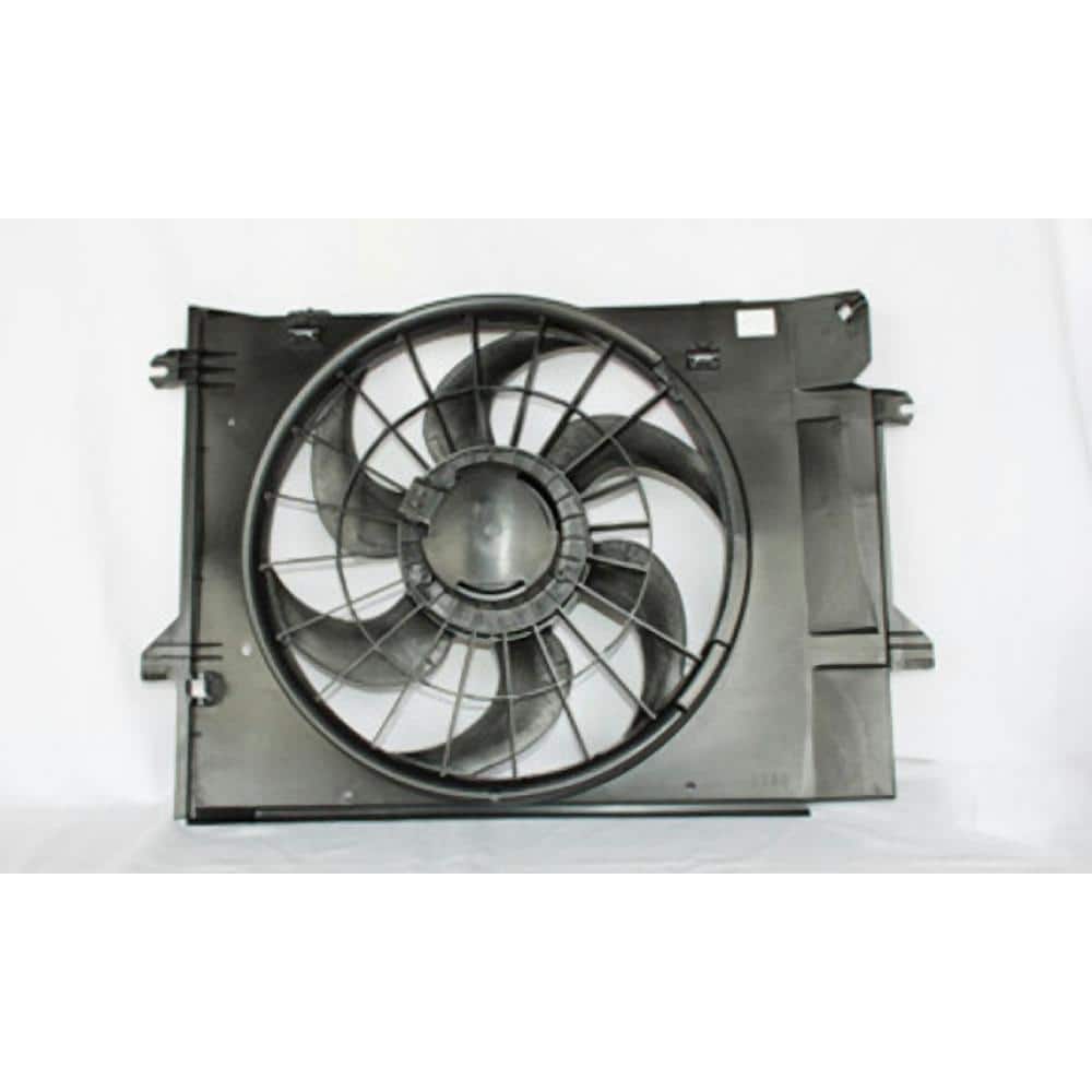TYC Dual Radiator and Condenser Fan Assembly 1999-2002 Nissan Quest ...