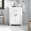 Home Decorators Collection Hanna 24 in. Single Sink White Bath Vanity ...