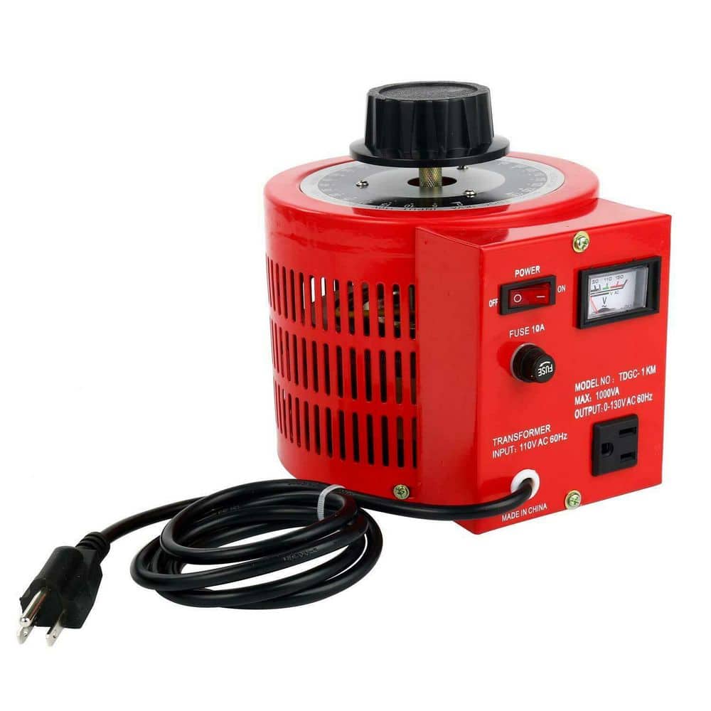 Voltage Transformer 10 Amp Auto AC Variable Voltage Converter, 1000VA ...