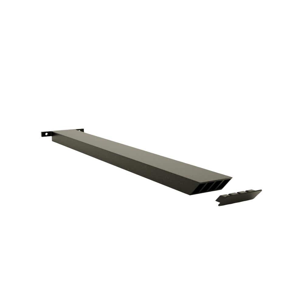 THE ORIGINAL GRANITE BRACKET 2.5in. x 1in. x 28in. Black Aluminum ...