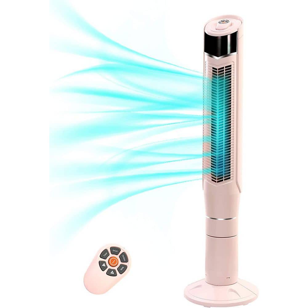 Edendirect 47 in. Tower Fan 360°Oscillating, Quiet Cooling 24H Timer ...