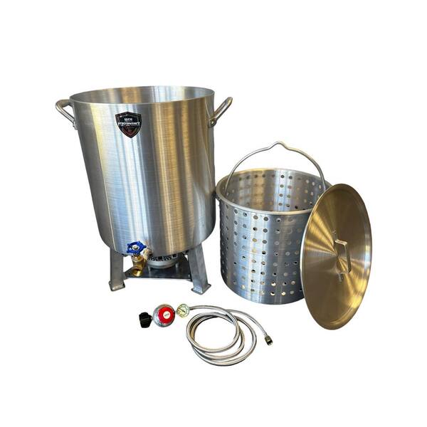 HIGH PERFORMANCE COOKERS 60 qt. Crawfish Boiler Powered Seafood Pot ...