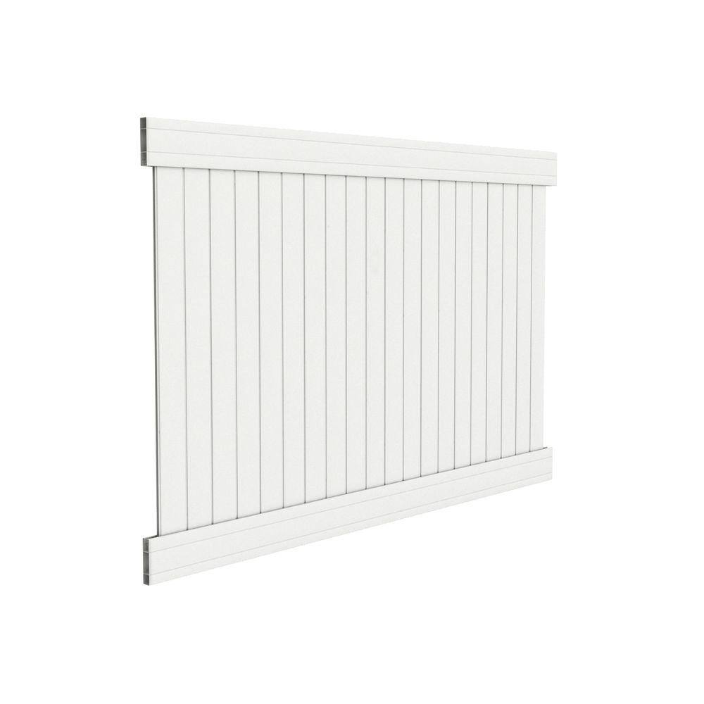 Veranda Dover 6 ft. H x 8 ft. W Vinyl Privacy Fence Panel Kit 141569
