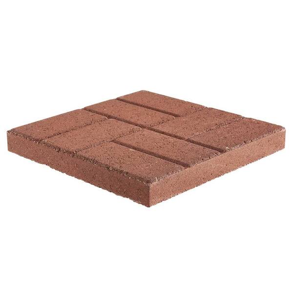 Pavestone 16 In X 16 In X 1 77 In River Red Concrete Brickface