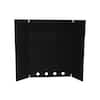 Black Heat Shield for Wood Stoves AC05555 - The Home Depot