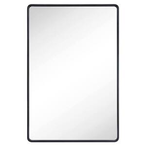GETLEDEL 24 in. W x 40 in. H Modern Medium Rounded Rectangular Metal ...