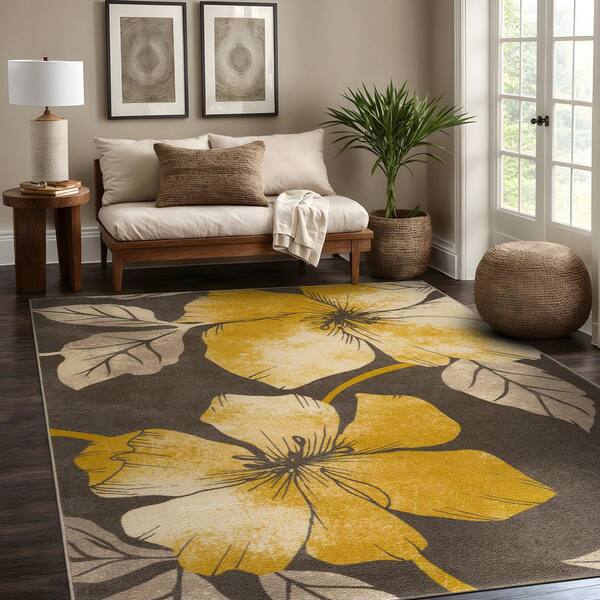 Yellow rugs for living room store
