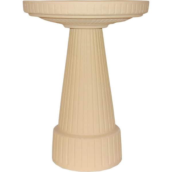 BIRDS choice Universal Buff Birdbath Set BCBUFF - The Home Depot