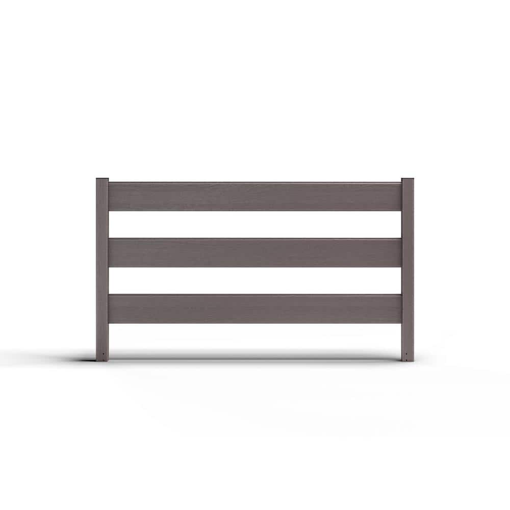 Natures Composites Composite Modern 3-Board Ranch Rail (4 ft. H x 5.75 ...
