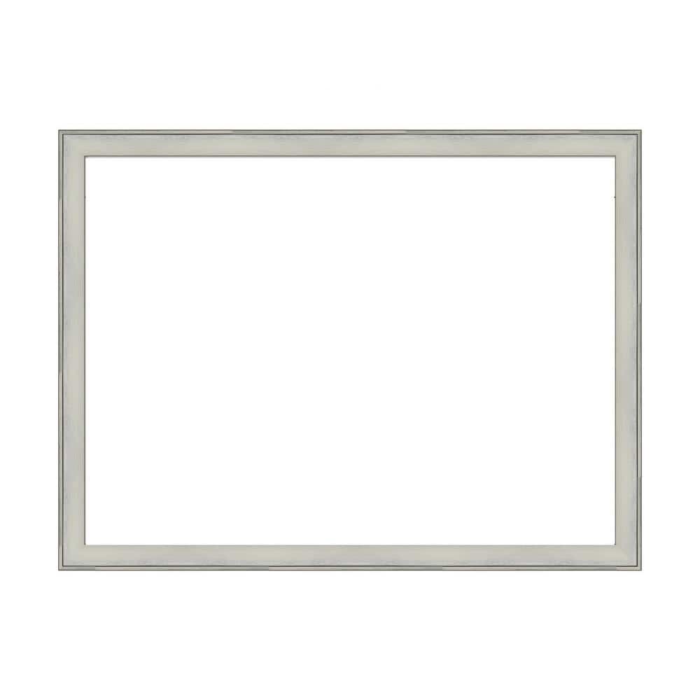 Amanti Art Mirror Makeover Flair Silver Patina 49.25 in. W x 37.25 in ...