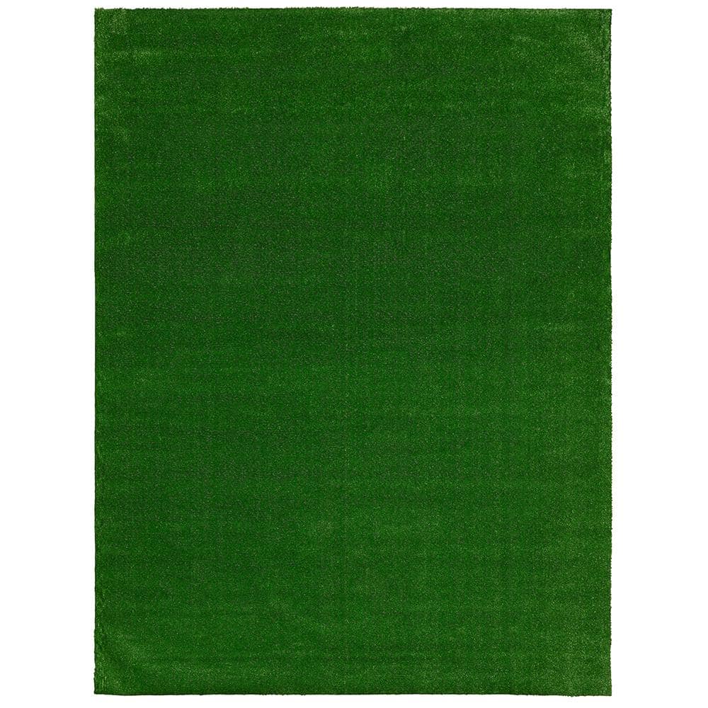 TrafficMaster 6 ft. x 8 ft. Green Artificial Grass Rug 536696 - The ...