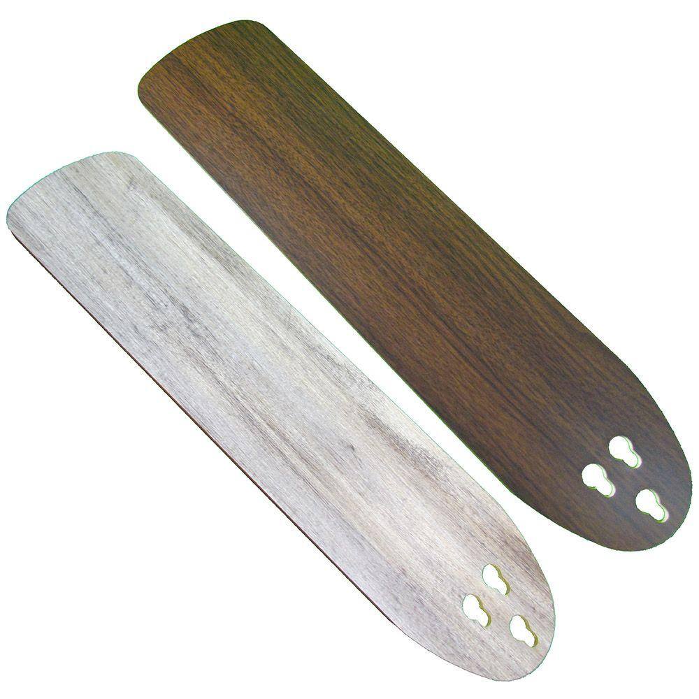 Replacement Light Walnut/ Medium Cherry Blade Set for Flowe Fan Only (5 ...
