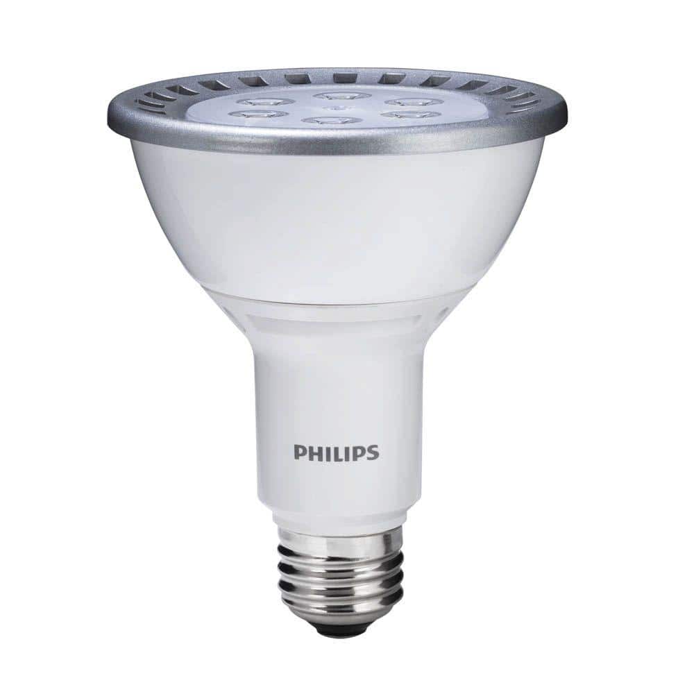 Philips 75W Equivalent Bright White (3000K) PAR30L Dimmable LED Flood ...