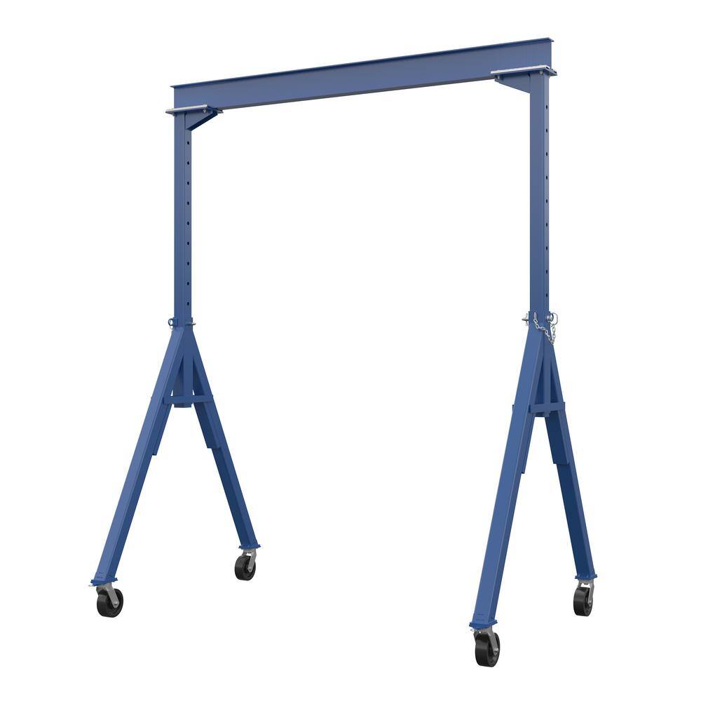 Vestil 4,000 lb. 10 ft. x 14 ft. Adjustable Height Steel Gantry Crane ...