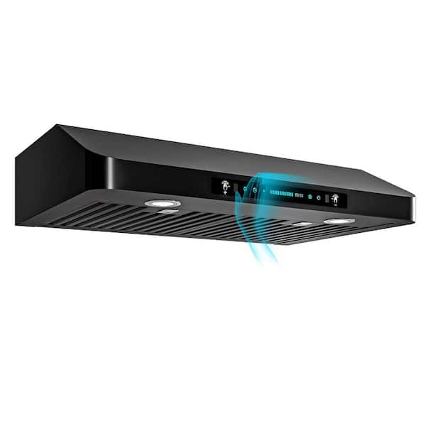 Throes 36 in. 400 CFM Ducted Under Cabinet Range Hood in Stainless ...