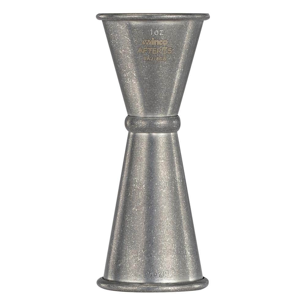 Winco After 5 Stainless Steel Finish Jigger BAJ-8CS - The Home Depot