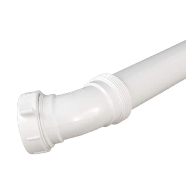 PLUMBFLEX 1-1/2 in. Polypropylene Offset Trap for Tubular Drain ...