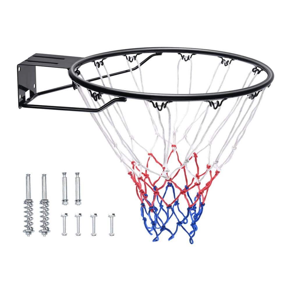 VEVOR Basketball Rim Q235 Basketball Flex Rim Goal Replacement Standard ...