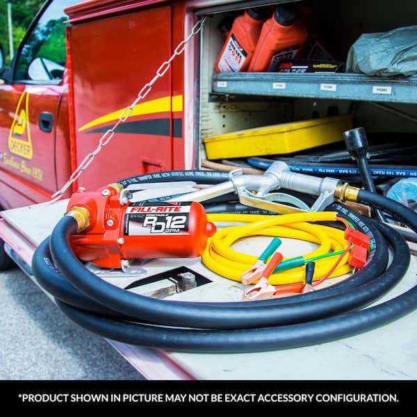 FILL-RITE 12-Volt 12 GPM 1/6 HP Portable Fuel Transfer Pump with ...