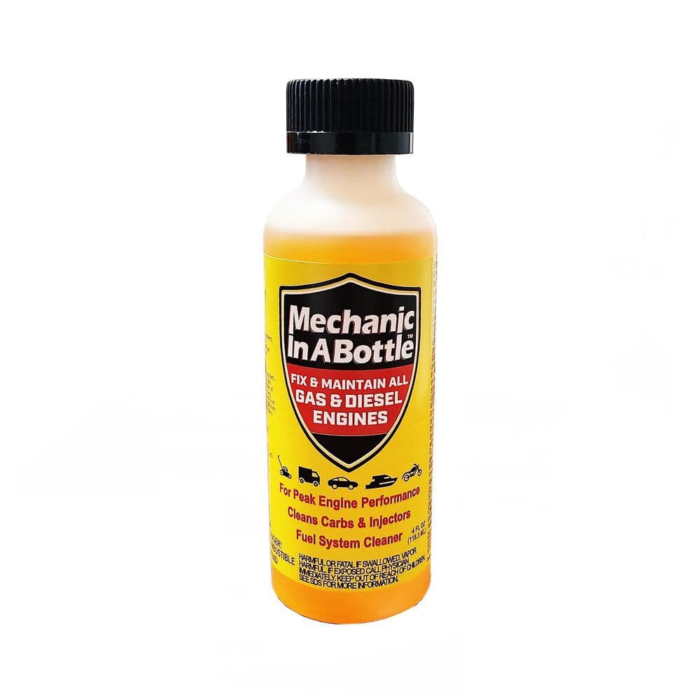 Mechanic in a Bottle 4 Oz. Fuel Additive Gas and Diesel - Fix, Maintain ...