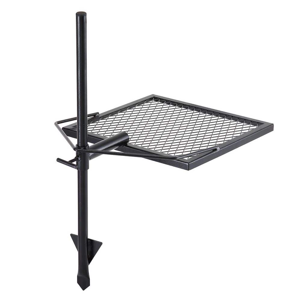 SKYSHALO Swivel Campfire Grill, Fire Pit Grill Grate Over Fire Pits ...