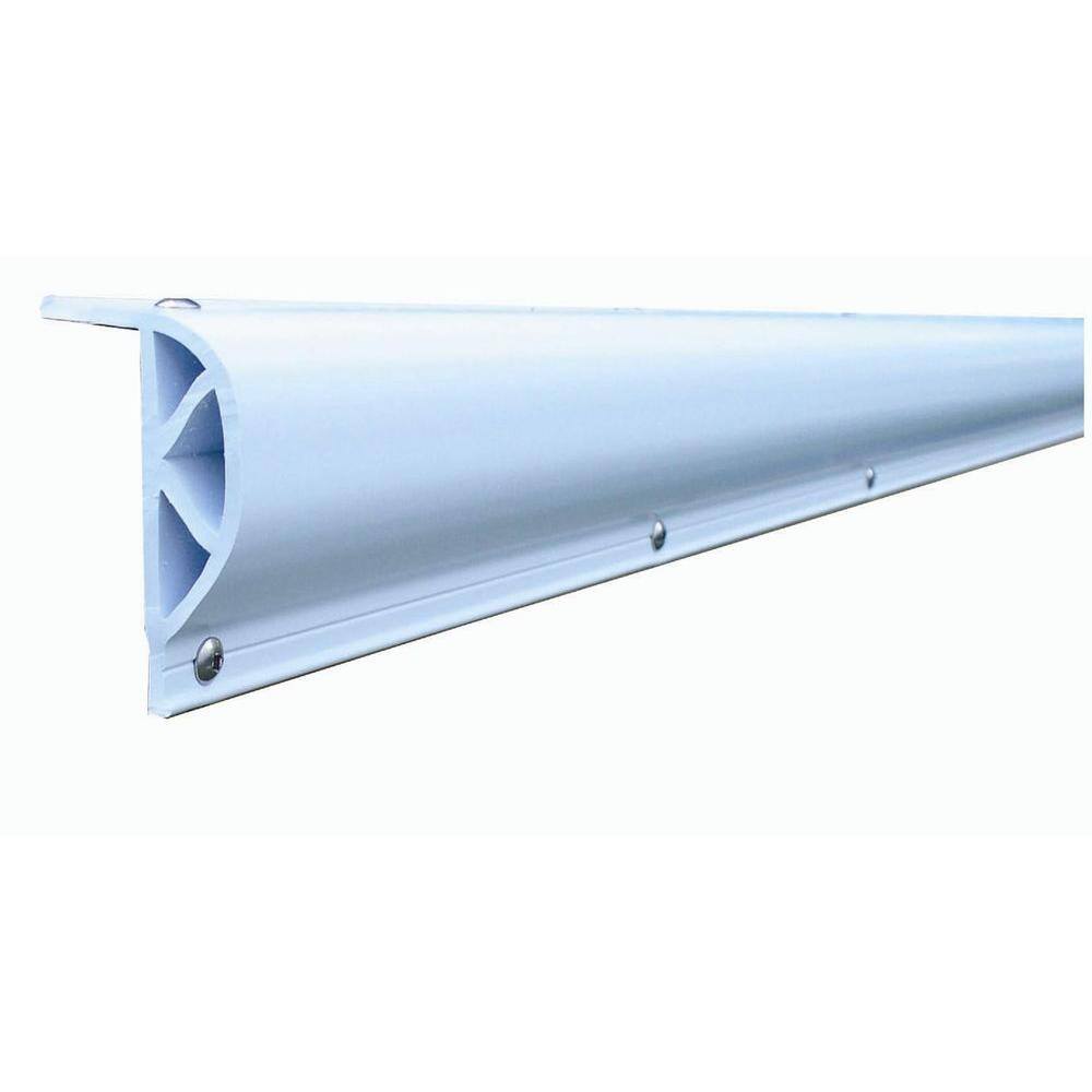 Dock Edge 24 ft. Heavy Slant P Profile in White DE1210F - The Home Depot