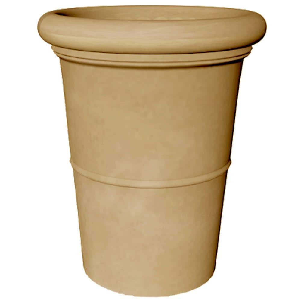 Ravenna Pottery 32 in. Round Clay Large Vase RGS-707 - The Home Depot